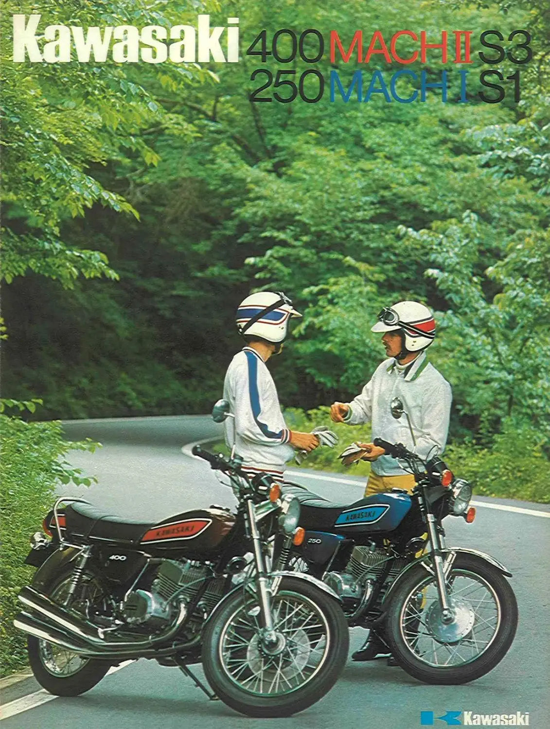 KAWASAKI S SERIES 250 350 & 400 — ORCHARD CLASSIC DECALS: KAWASAKI HOUSE